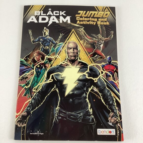 Toys | Dc Comic Black Adam Coloring Activity Book Bendon Tear Share ...